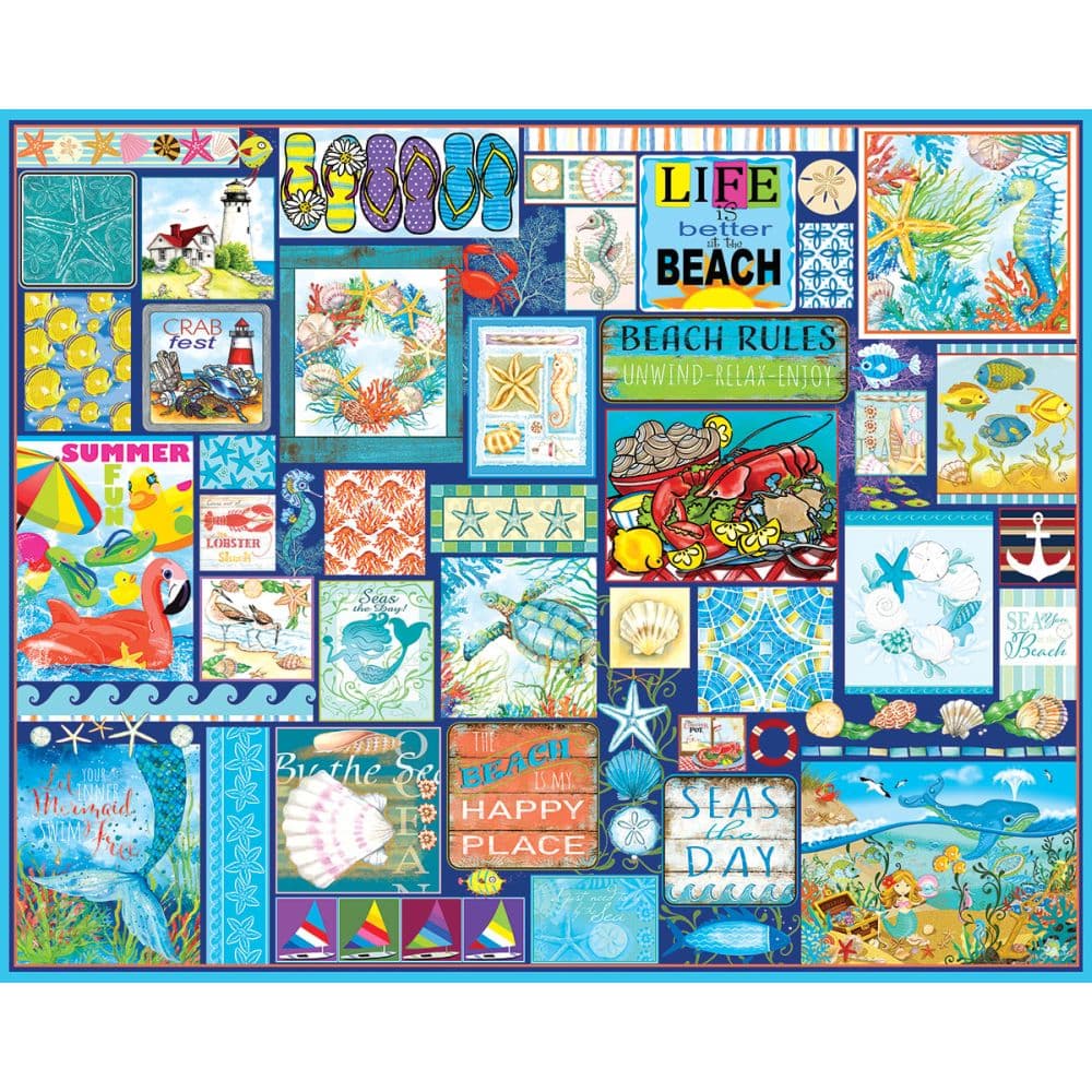 Seas The Day 1000 Piece Puzzle - Calendars.com