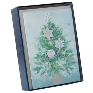 Welcome the holiday season with a set of beautiful, Boxed Christmas Cards! This 8-count package ...