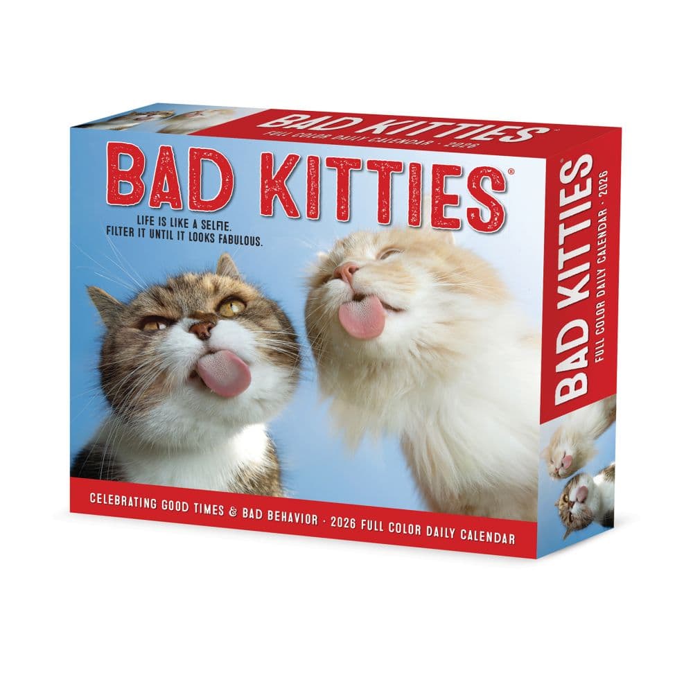 Bad Kitties 2026 Desk Calendar - Calendars.com