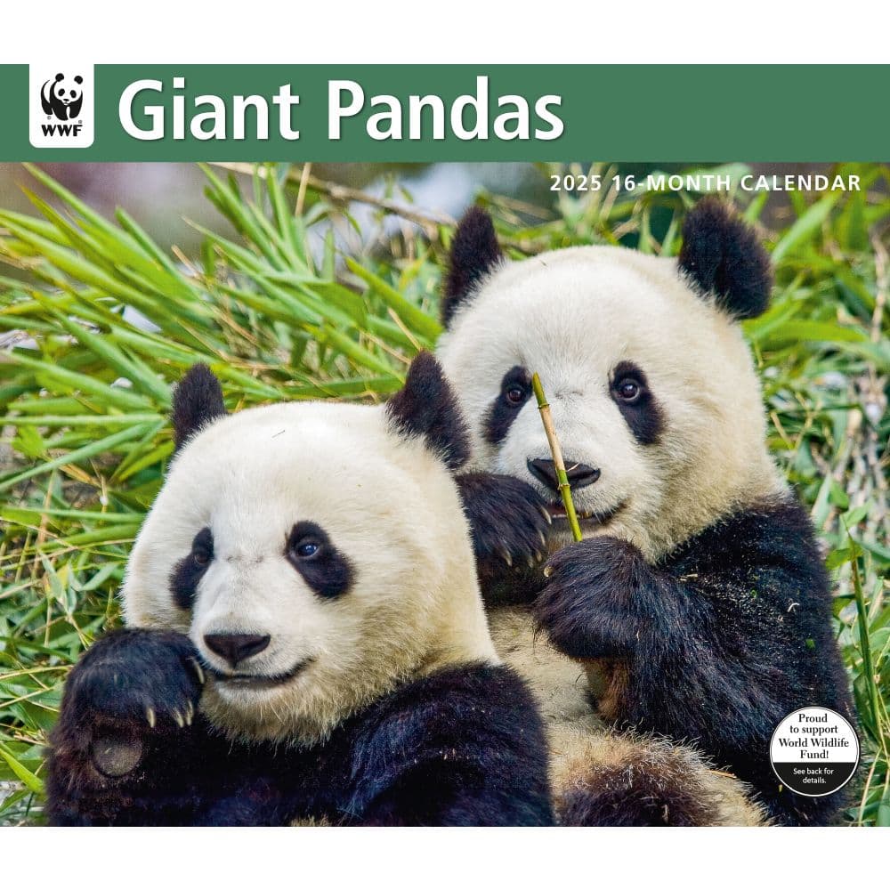 Giant Pandas WWF 2025 Wall Calendar - Calendars.com Giant Pandas WWF 2025 Wall Calendar - Calendars.com