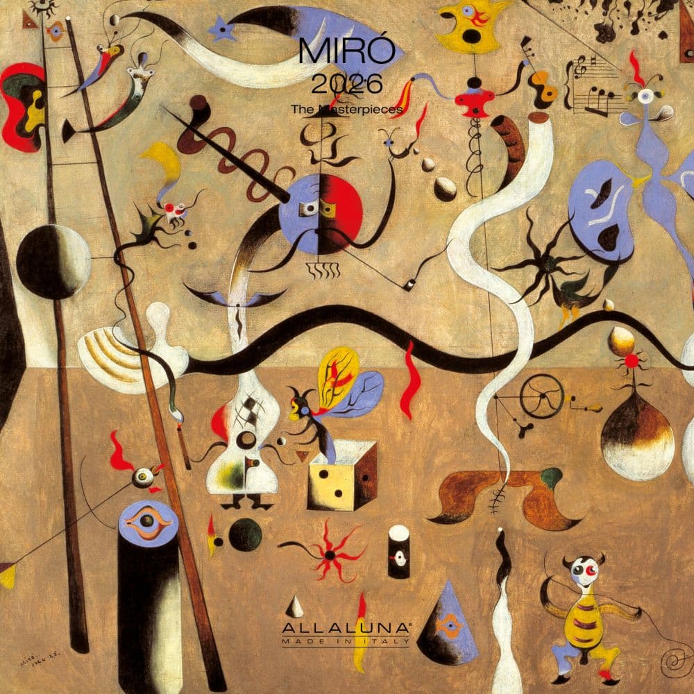 Miro 2026 Wall Calendar - Calendars.com