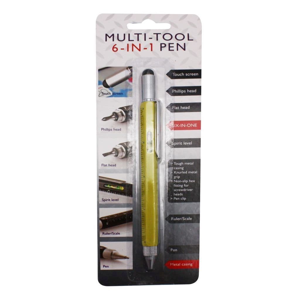 6 in 1 Multi Tool Pen - Calendars.com