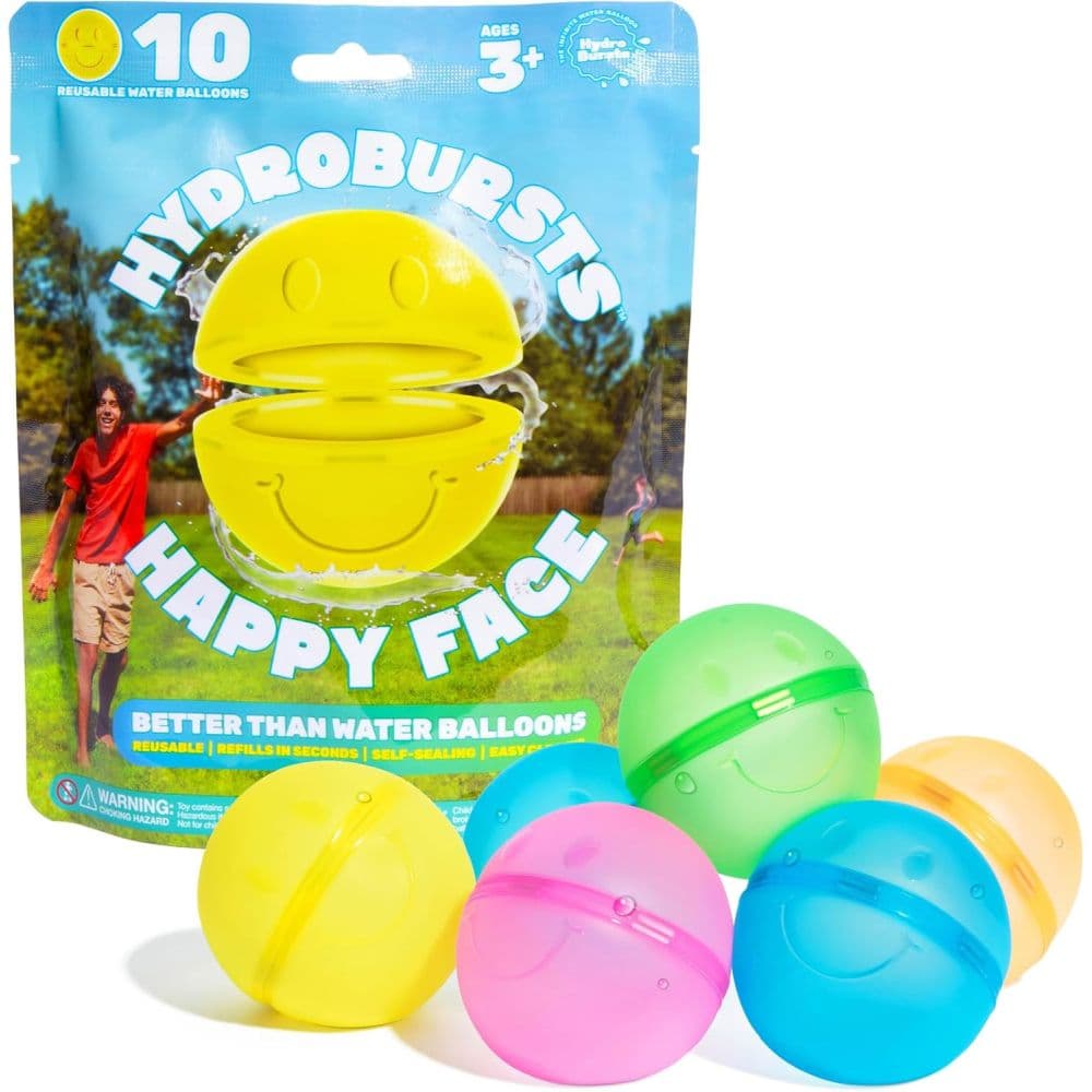 HydroBursts Smile Face 10 Pack - Calendars.com