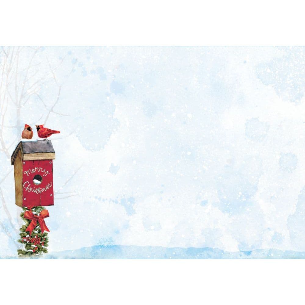 Merry Birdhouse Petite Christmas Cards by Tim Coffey - Calendars.com