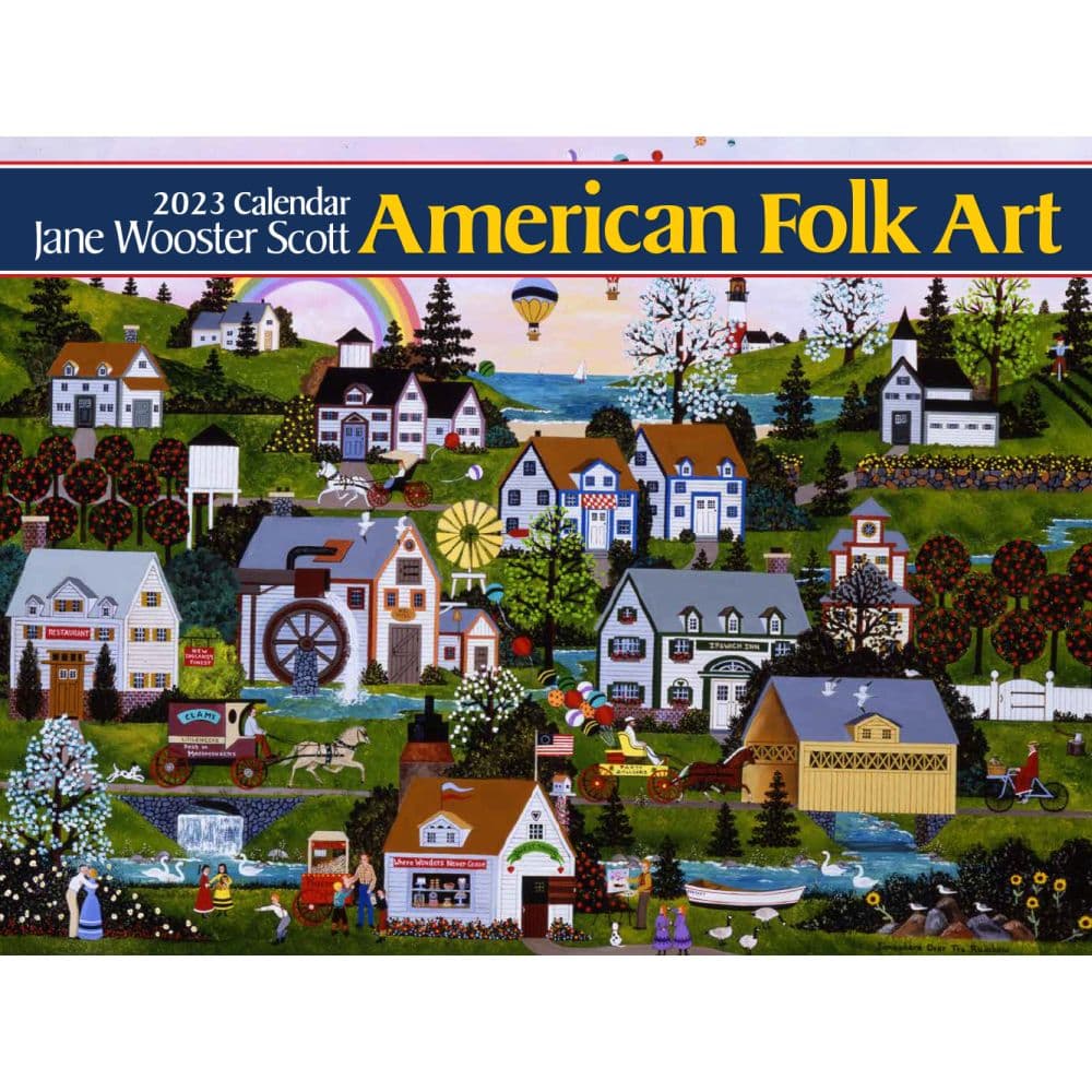 American Folk Art 2023 Wall Calendar Calendars