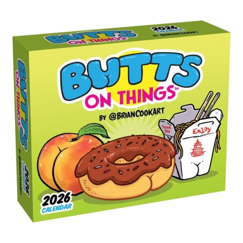 Butts on Things 2026 Desk Calendar - Calendars.com