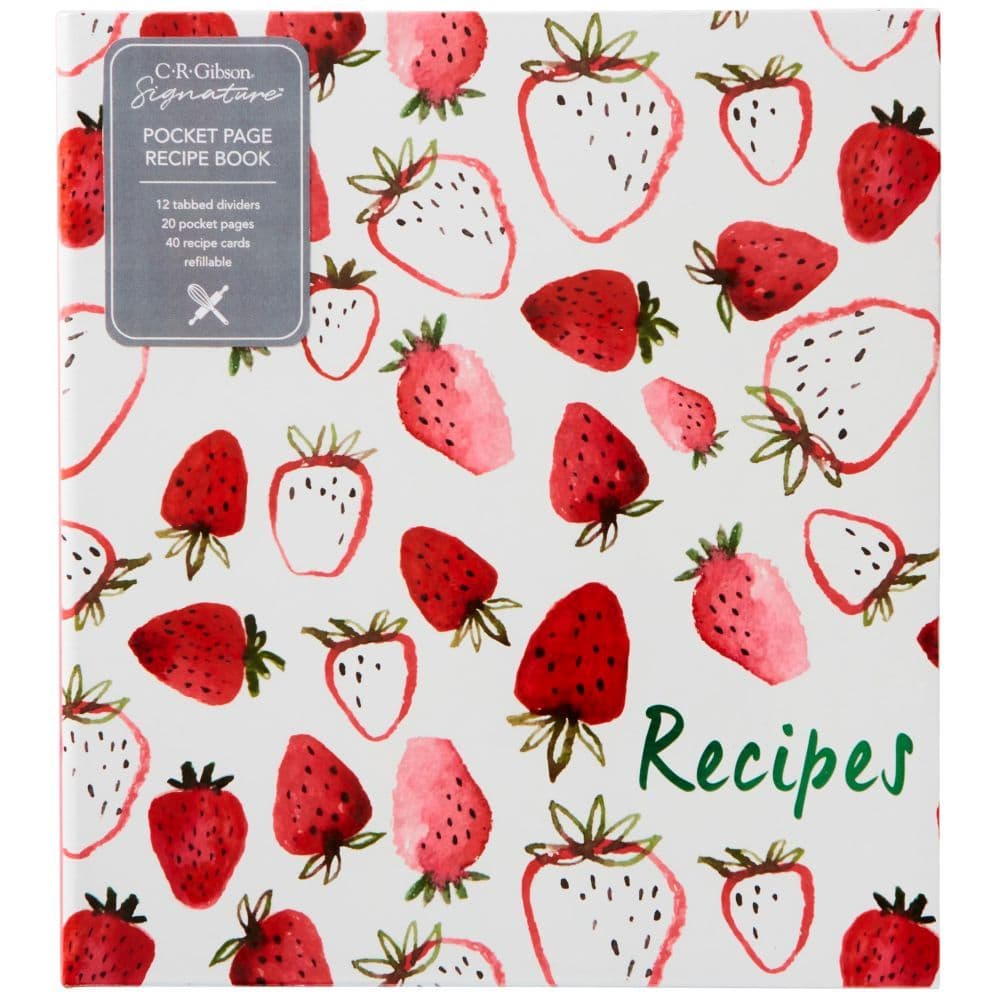 Strawberry Fields Pkt Page Recipe Book - Calendars.com