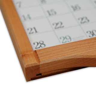 Classic Wall Calendar Frame - Oak Finish - Calendars.com