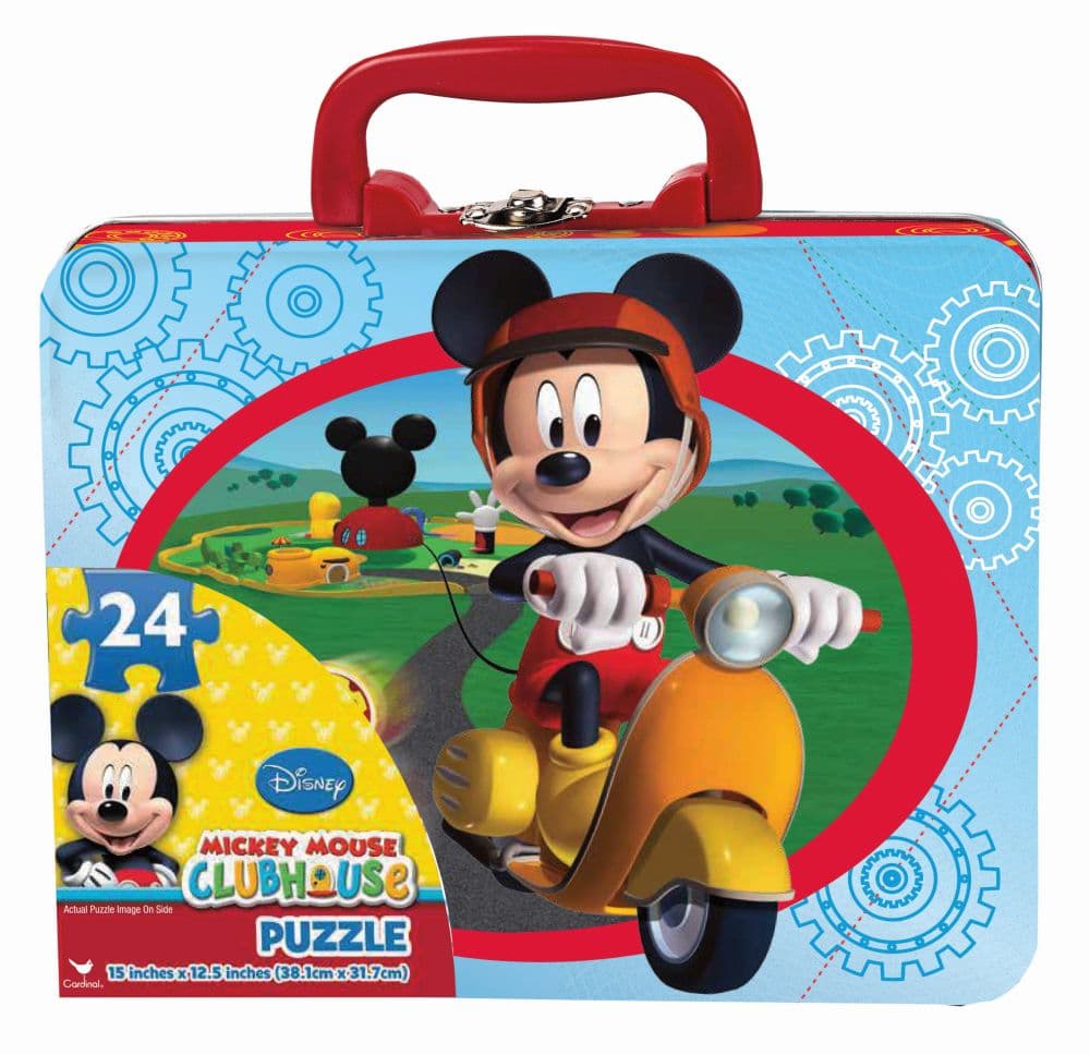 Mickey Mouse Puzzle Tin with Handle - Calendars.com