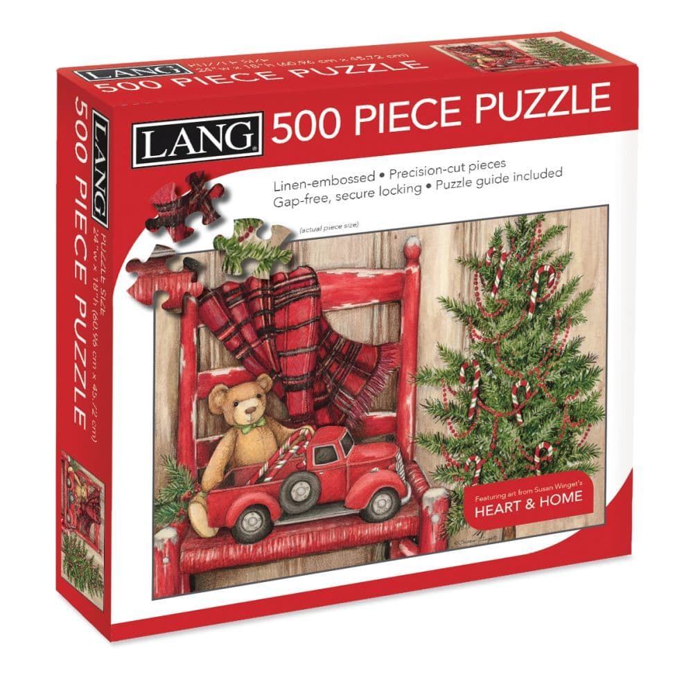 Bear In Chair 500 Piece Puzzle by Susan Winget - Calendars.com