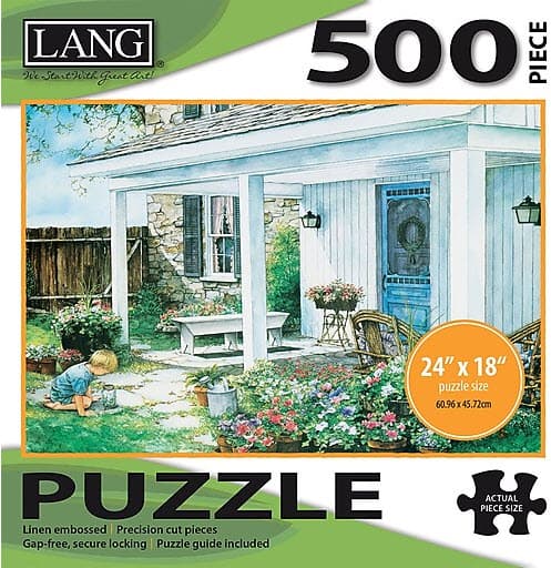 A Potted Garden 500 Piece Puzzle by Laura Berry - Calendars.com