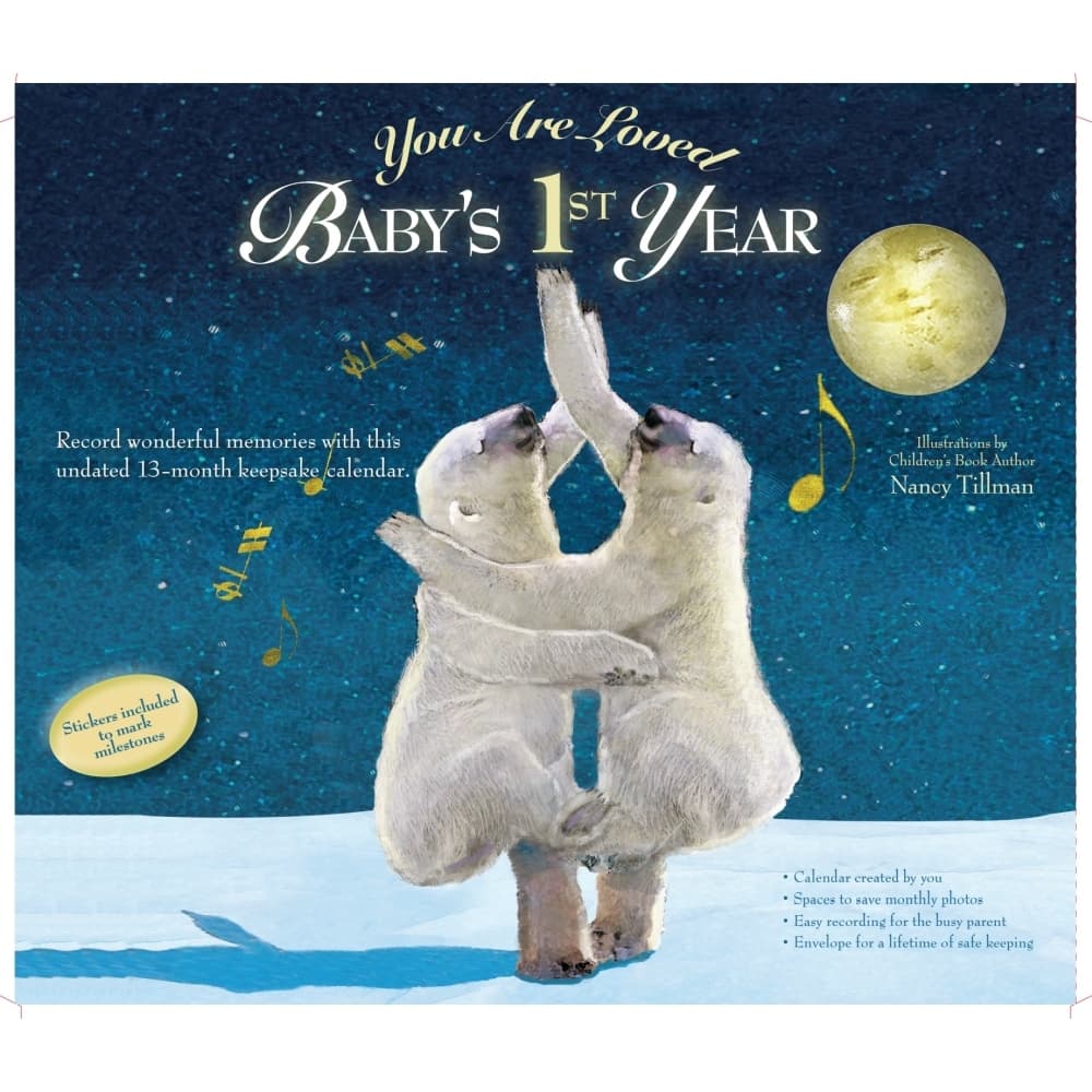 You Are Loved Babys First Year Tillman Art Wall Calendar - Calendars.com