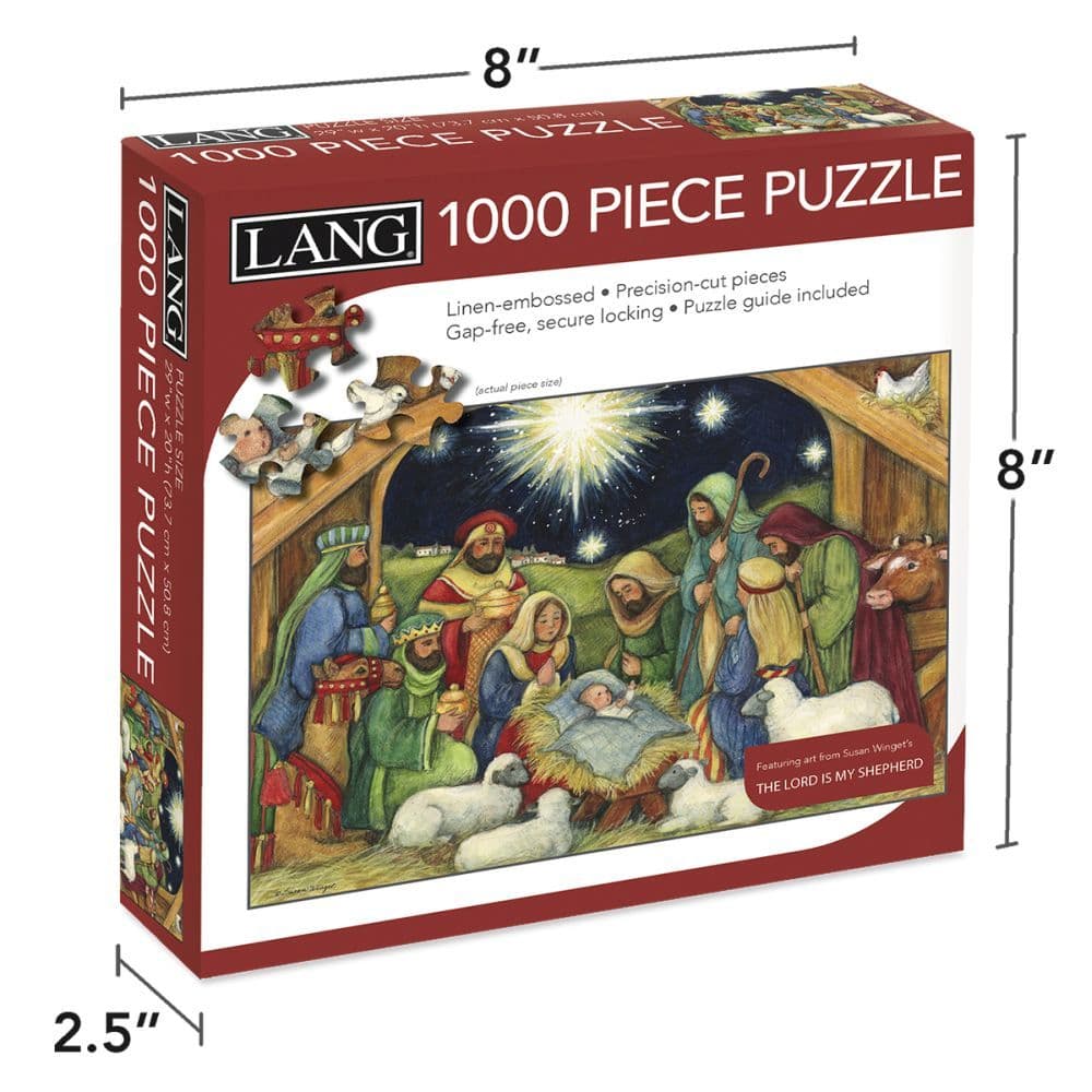 Nativity 1000 Piece Puzzle by Susan Winget - Calendars.com