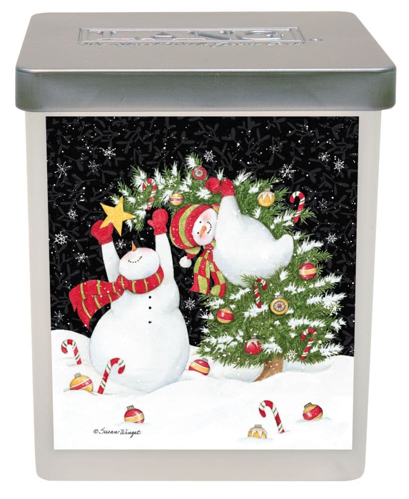 Sam Snowman 23.5 oz. Jar Candle by Susan Winget - Calendars.com