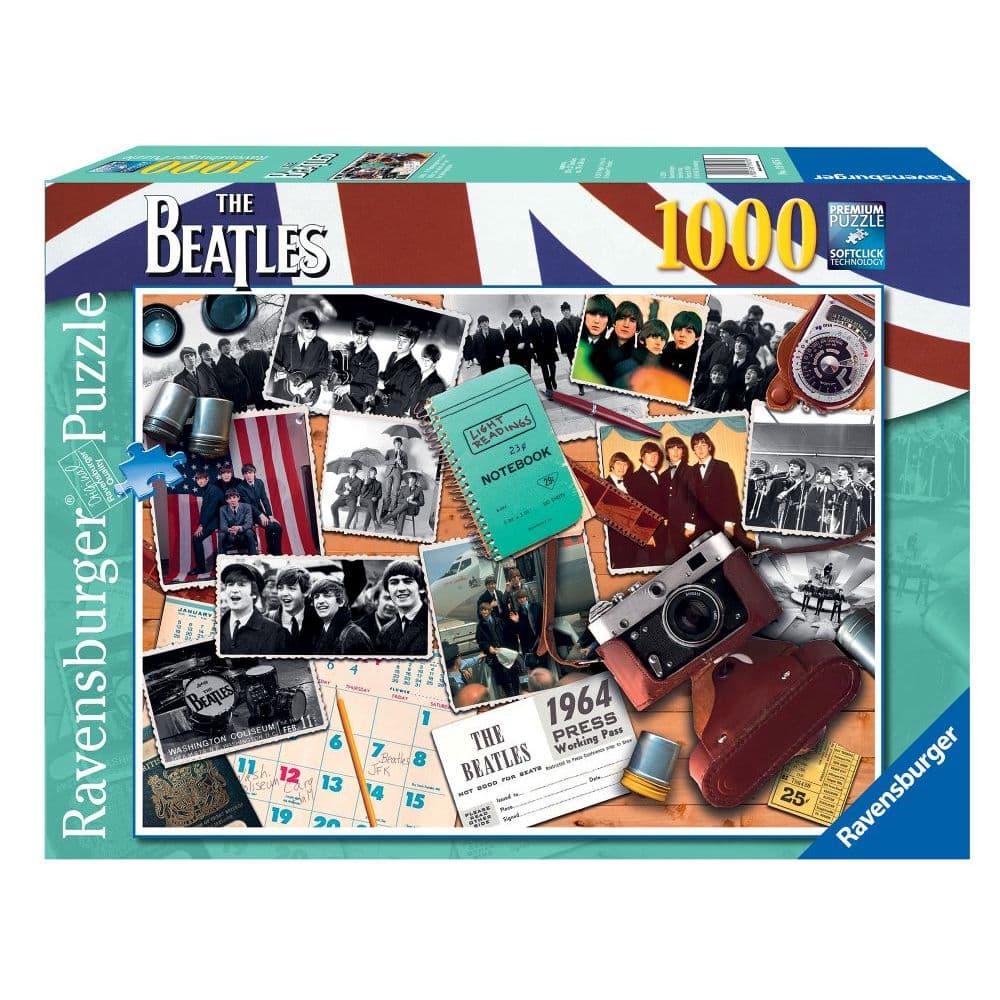 Beatles 1964 Photographers View 1000pc Puzzle - Calendars.com
