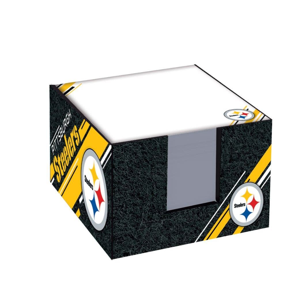 NFL Pittsburgh Steelers Note Cube W/ Holder - Calendars.com