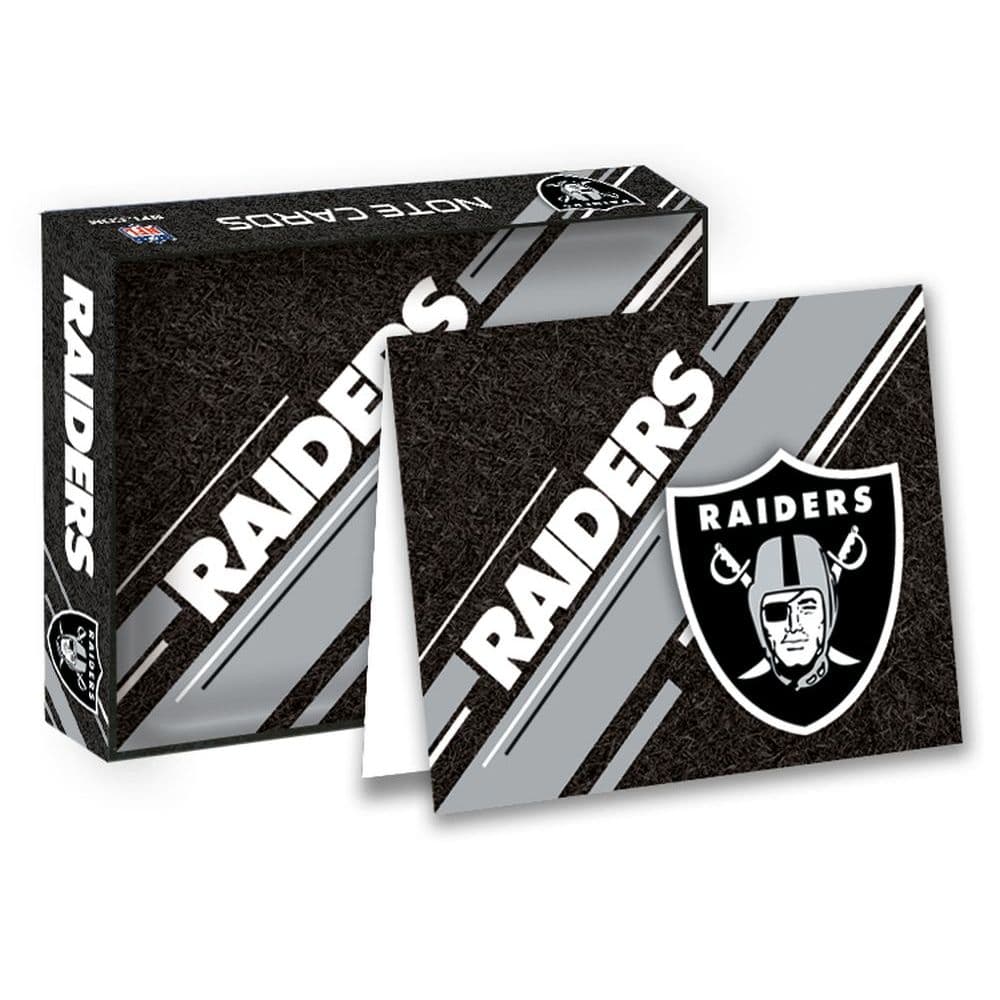 NFL Raiders Boxed Note Cards - Calendars.com