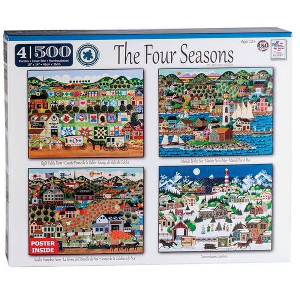 4in1 The Four Seasons 500 Piece Puzzle - Calendars.com