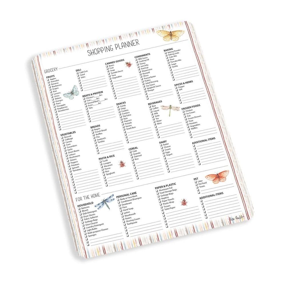 Spring Meadow Shopping List (53 sheets) by Lisa Audit - Calendars.com