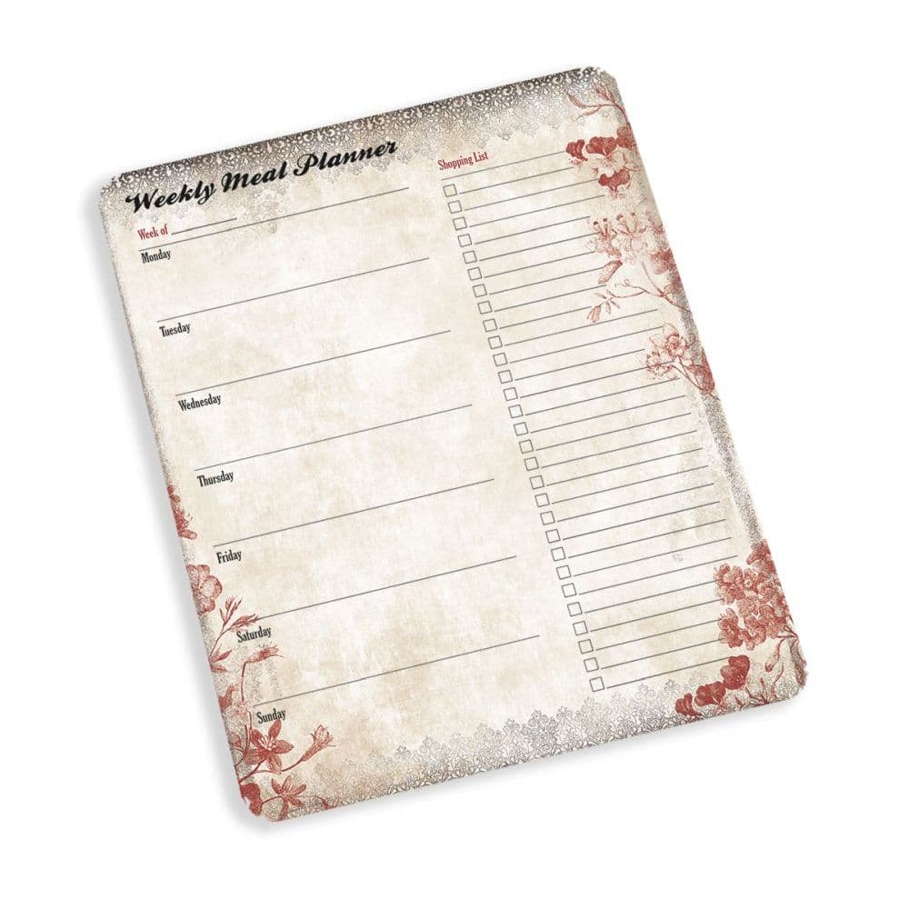 Cardinal Rooster Meal Planner - Calendars.com