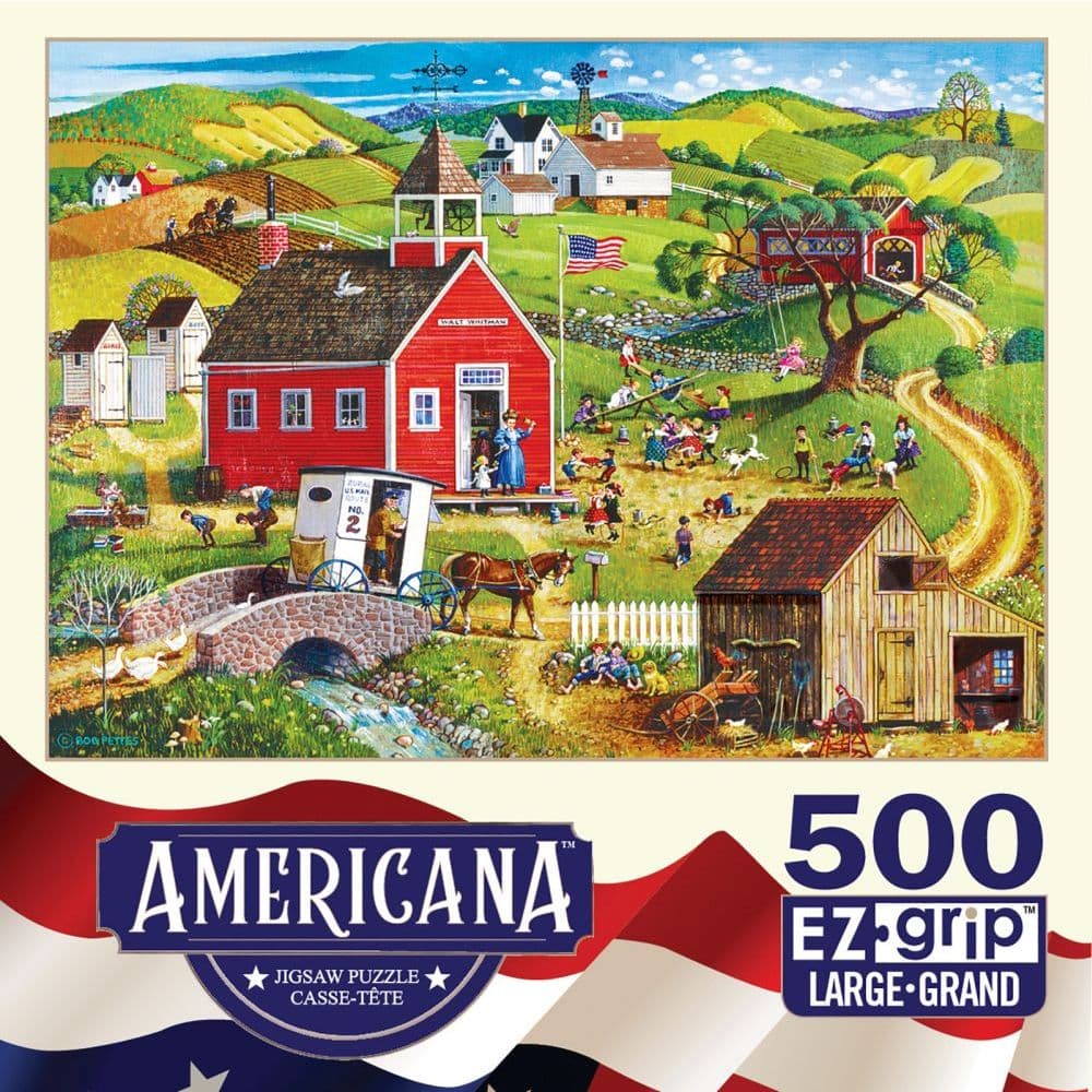 School Days 550pc EZ Grip Puzzle - Calendars.com