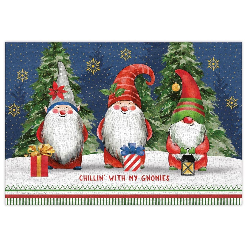 Gnome Christmas 1000 Piece Puzzle - Calendars.com