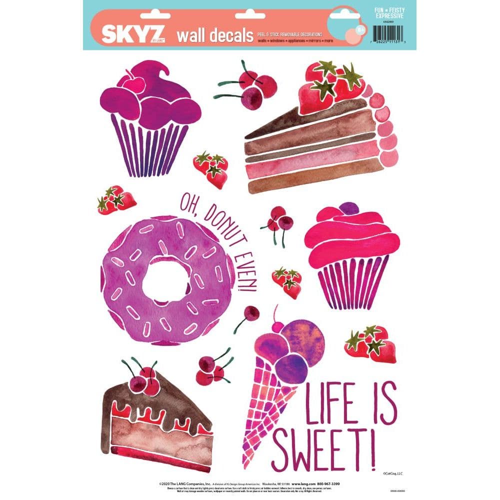 How Sweet Wall Decal With Embellishments - Calendars.com