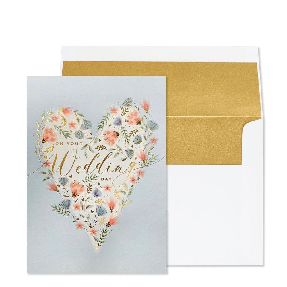 Wedding Heart Wedding Card - Calendars.com