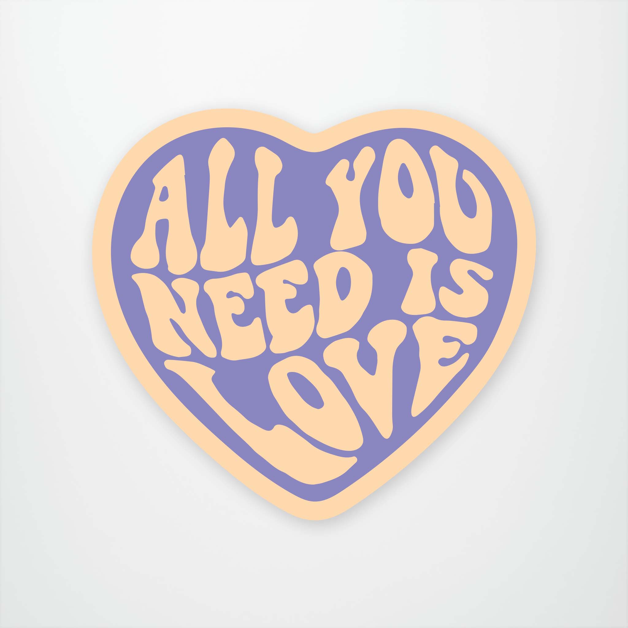 All You Need Is Love Sticker - Calendars.com