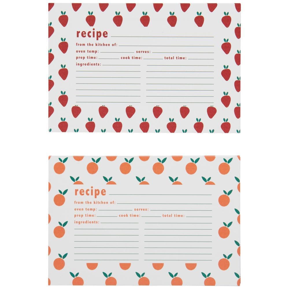 Fruit Recipe Cards (60 Count) - Calendars.com