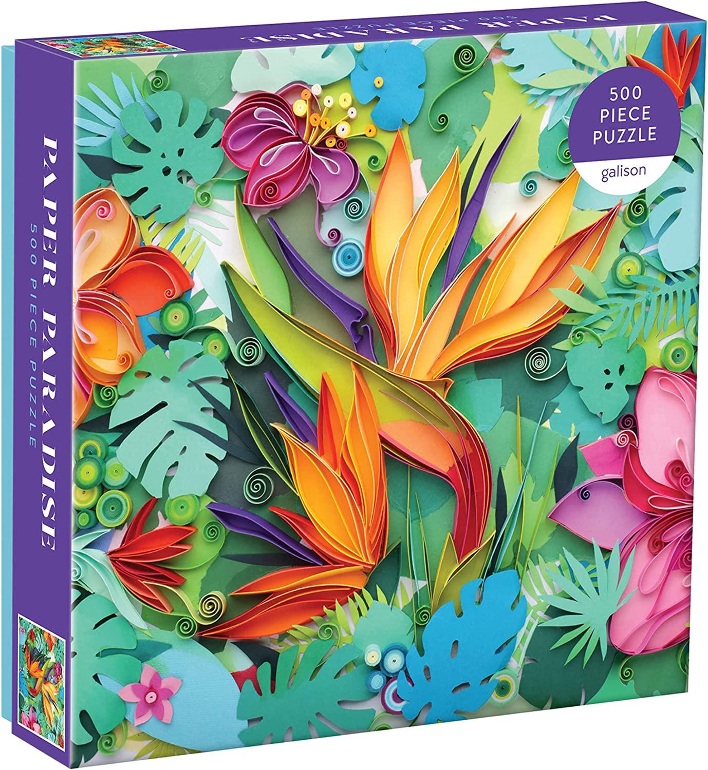 Paper Paradise 500 Piece Puzzle - Calendars.com