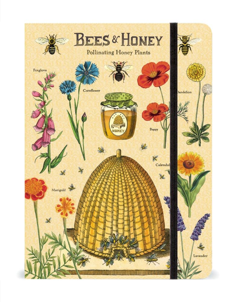 Bees - Honey Large Notebook - Calendars.com