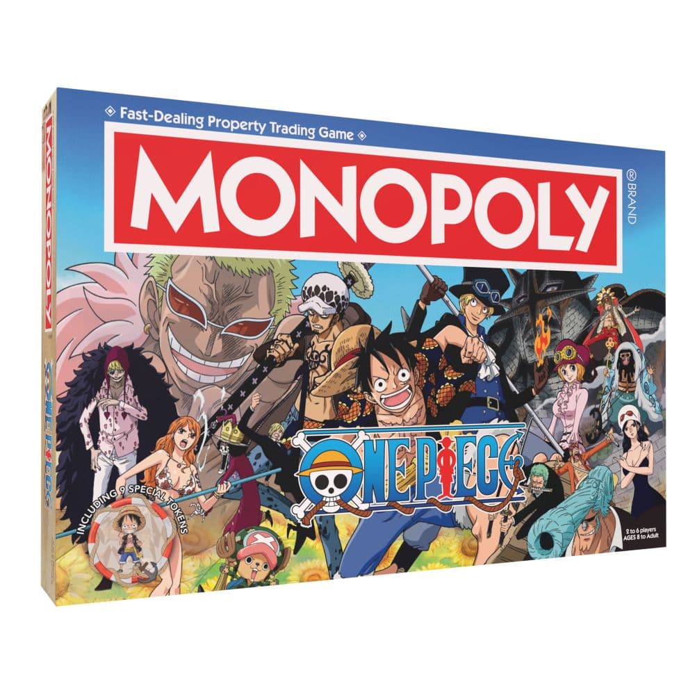 Monopoly One Piece Board Game - Calendars.com