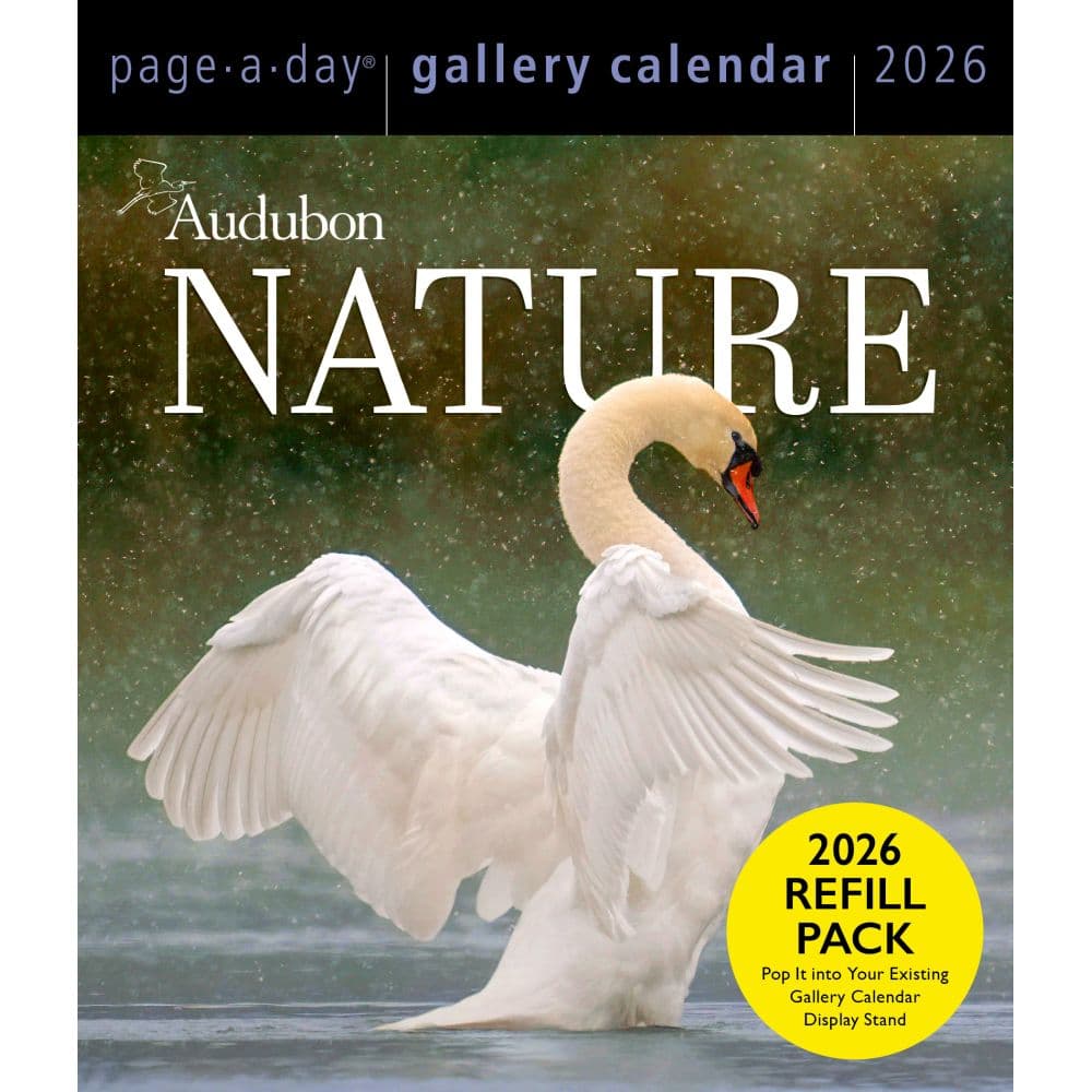 Audubon Nature 2026 Desk Calendar Refill Pack - Calendars.com