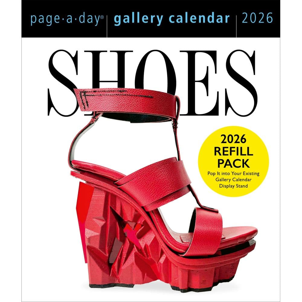 Shoes Gallery 2026 Desk Calendar Refill Pack - Calendars.com