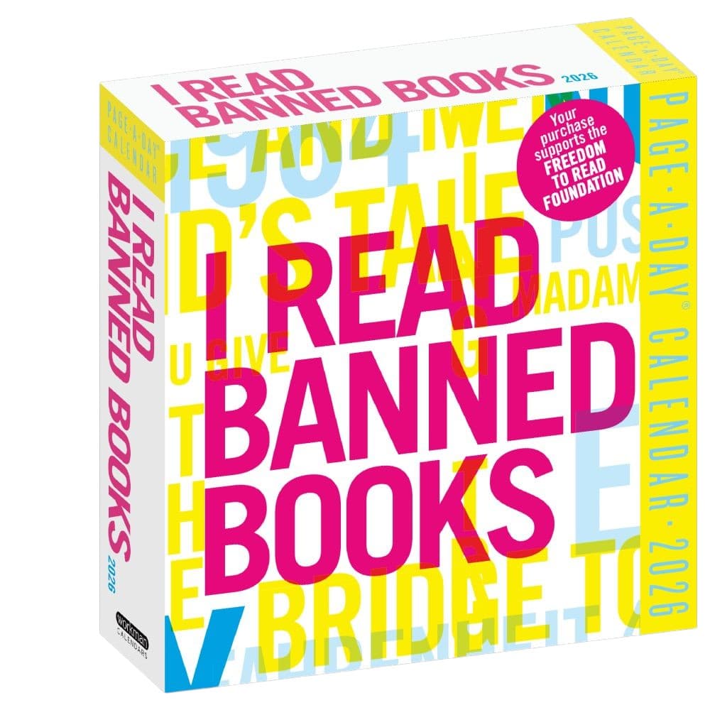 Banned Books 2026 Desk Calendar - Calendars.com