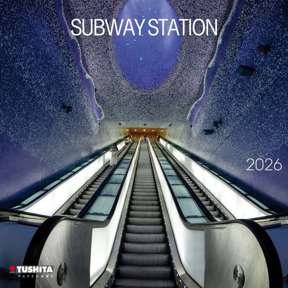 Subway Station 2026 Wall Calendar - Calendars.com
