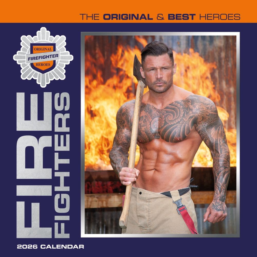 Firefighters 2026 Wall Calendar - Calendars.com