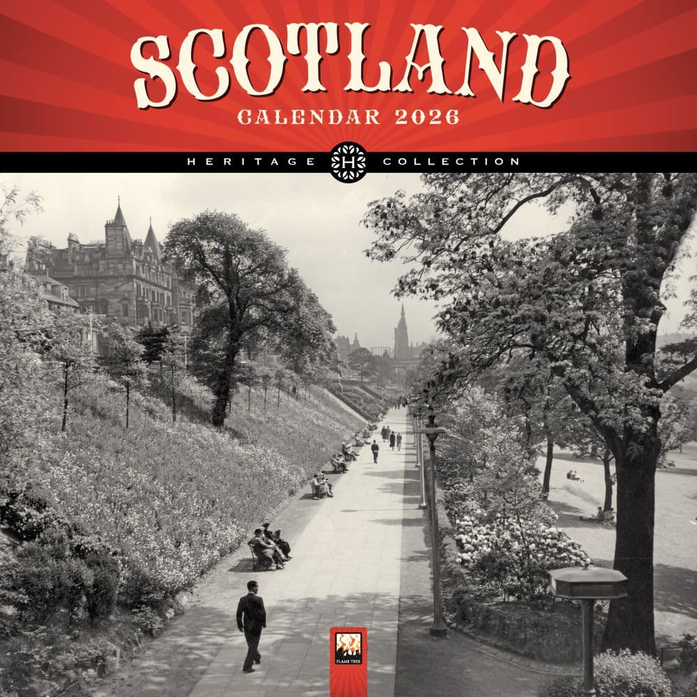 Scotland Heritage 2026 Wall Calendar - Calendars.com