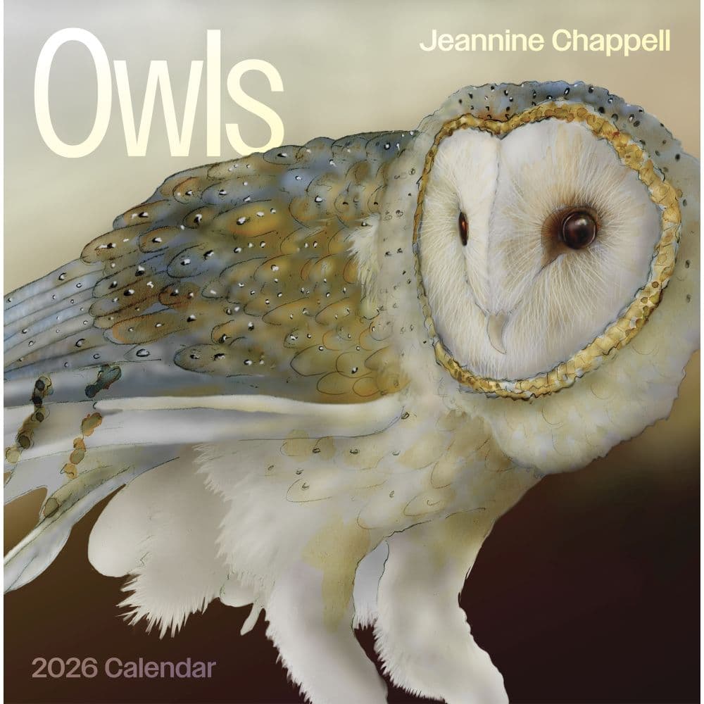 ISBN 9781087511795 - Owls 2026 Wall Calendar by Jeannine Chappel ...