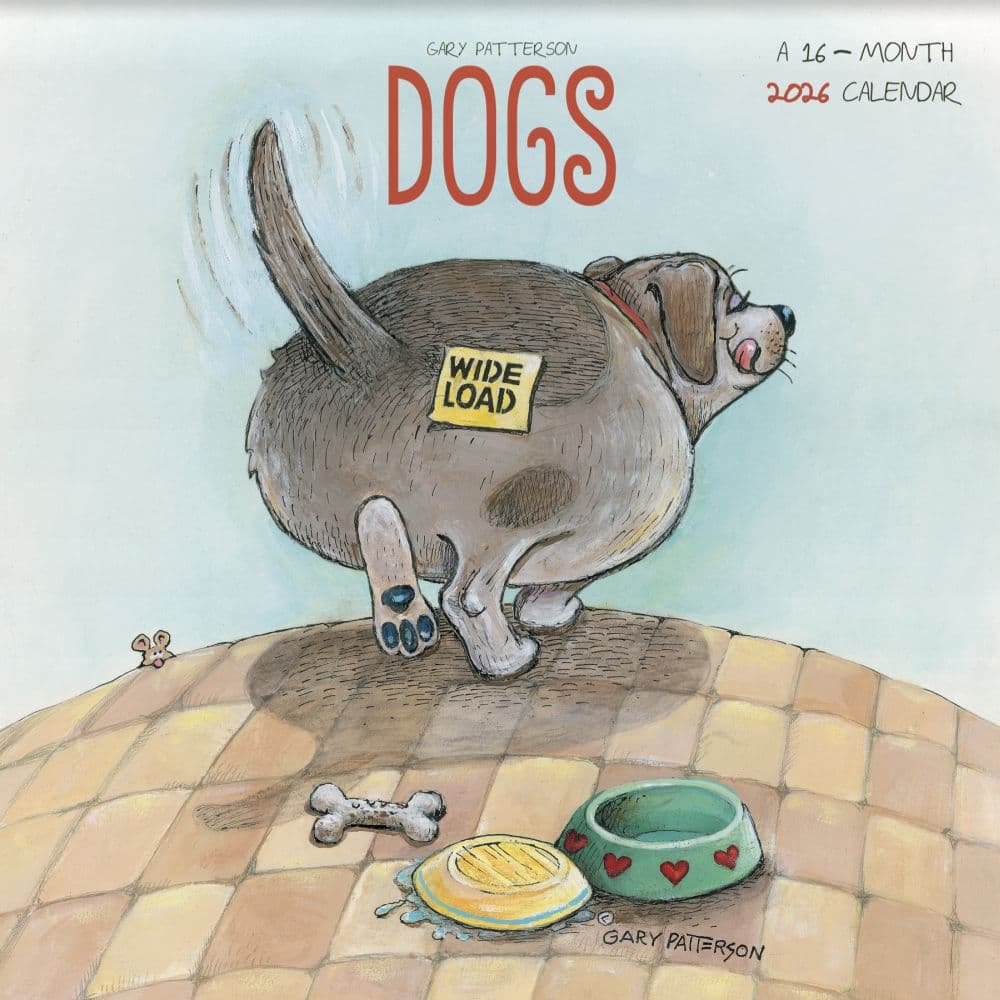 Dogs 2026 Wall Calendar by Gary Patterson - Calendars.com