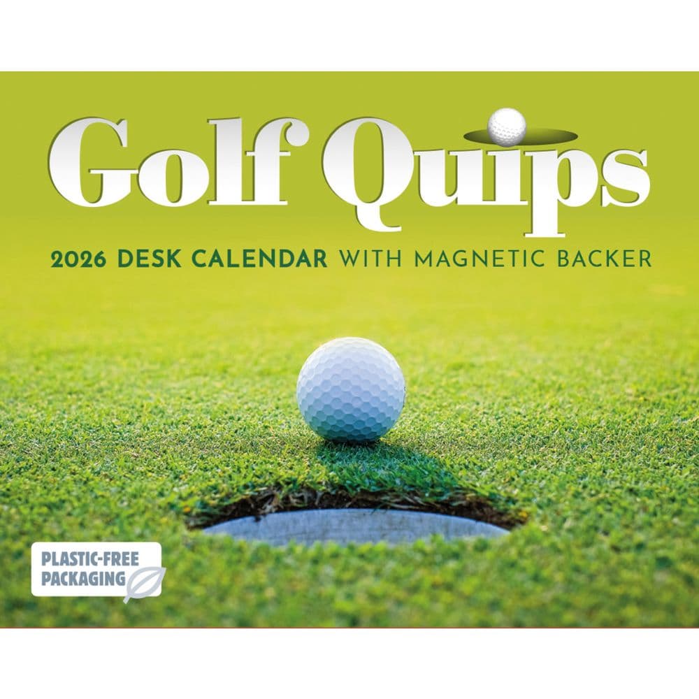 Golf Quips 2026 Desk Calendar - Calendars.com