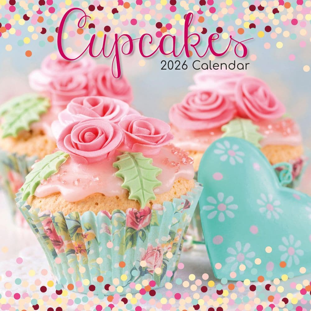 Cupcakes 2026 Wall Calendar - Calendars.com