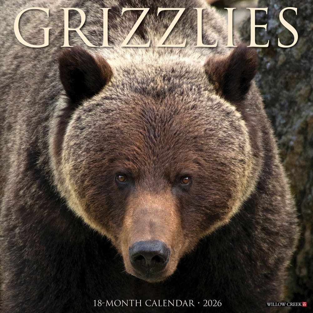 Grizzly Bears 2026 Wall Calendar - Calendars.com