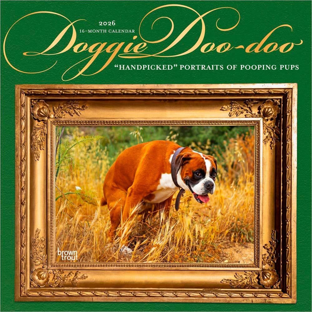 Doggie Doo Doo 2026 Wall Calendar - Calendars.com