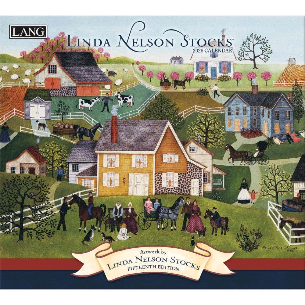 Linda Nelson Stocks Special Edition 2026 Wall Calendar - Calendars.com