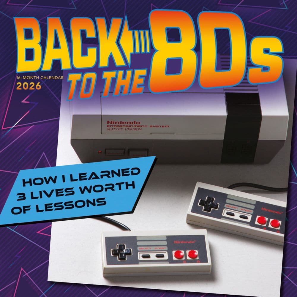 80s Flashback 2026 Wall Calendar - Calendars.com