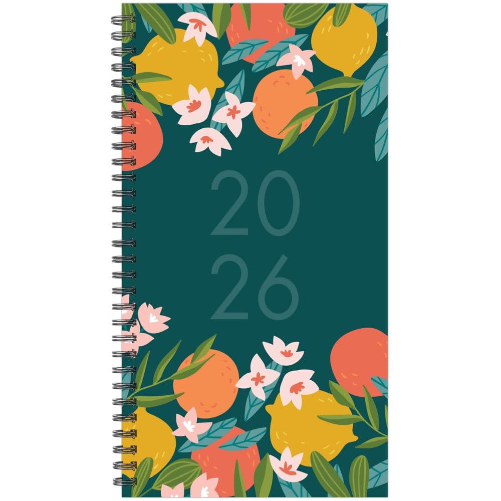 Citrus Grove Spiral 2026 Weekly Planner - Calendars.com