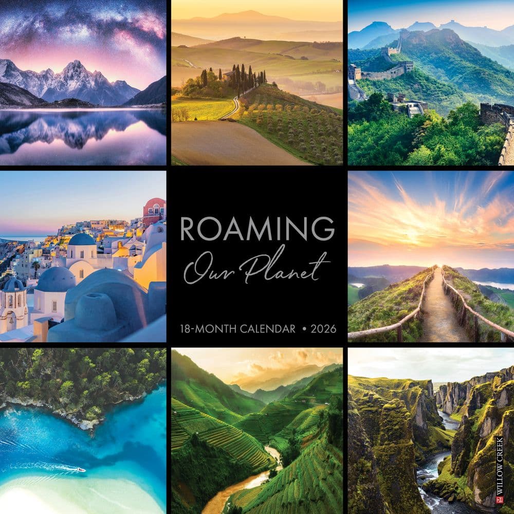 Roaming Our Planet 2026 Wall Calendar - Calendars.com
