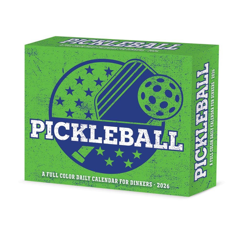 Pickleball 2026 Desk Calendar - Calendars.com